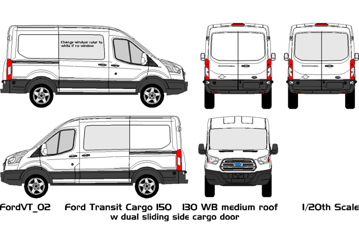 Pro Vehicle Outlines: Templates